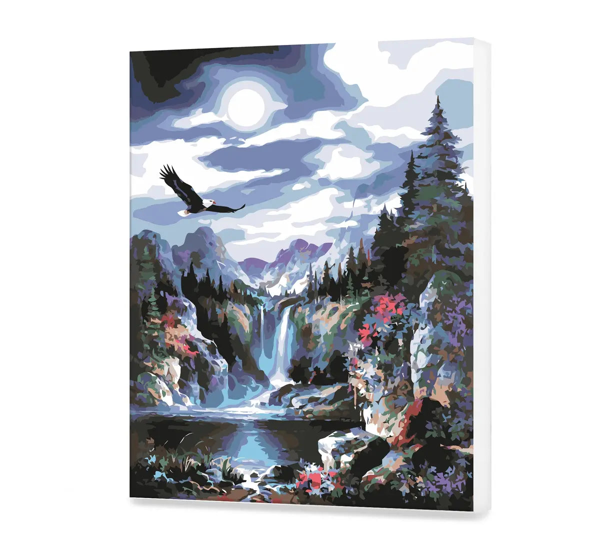 Wodospad - Malování podle čísel pro dospělé - Malování podle čísel ...